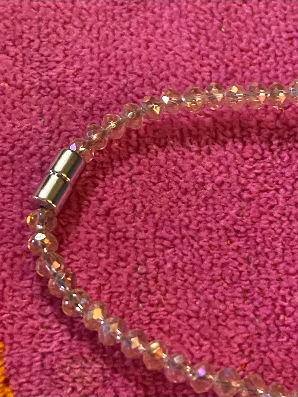Jewelry | Necklace Graduated Aurora Borealis Faceted Crystal Beads With ...